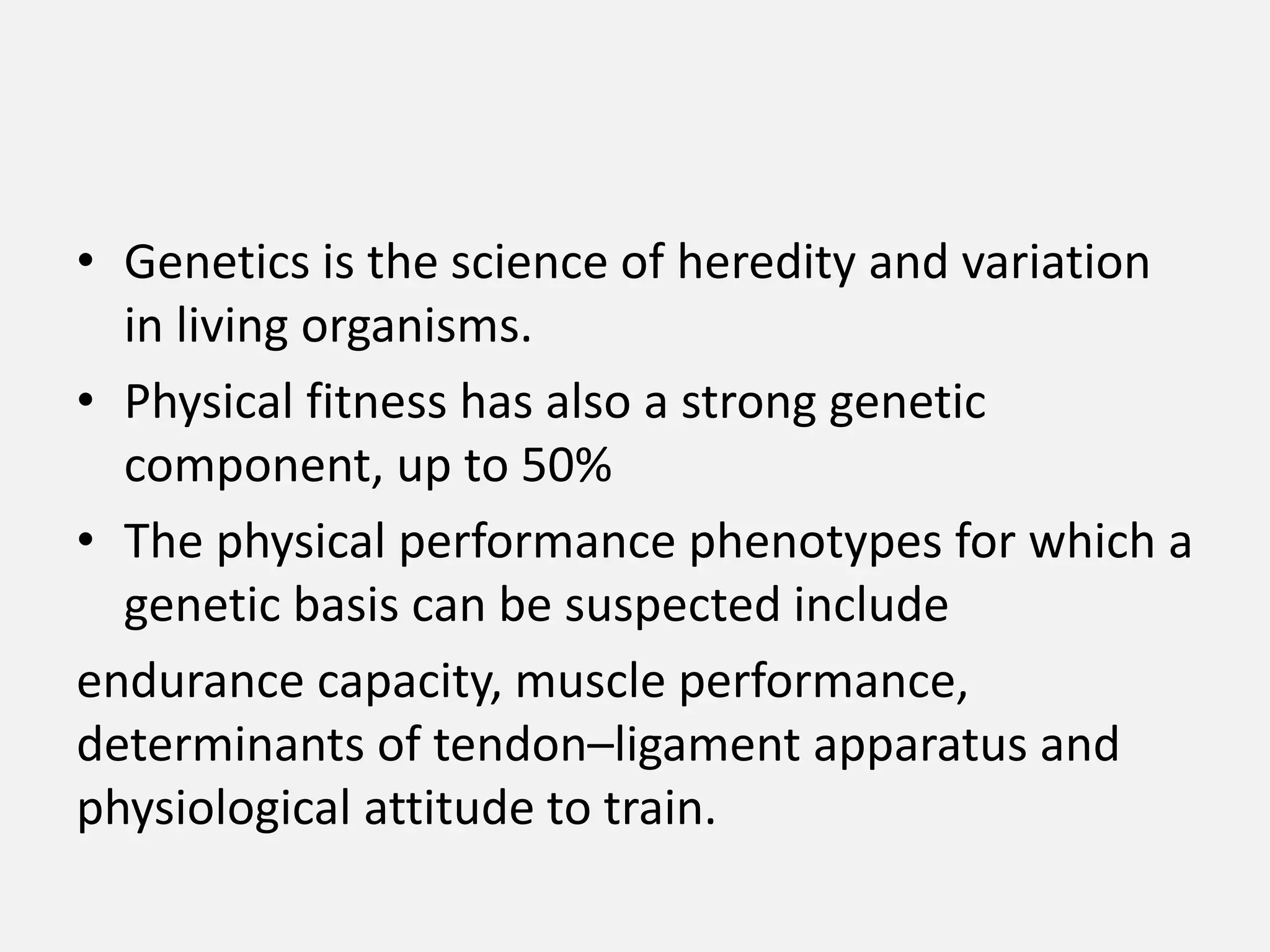 ROLE OF HEREDITY AND ENVIRONMENT IN SPORTS | PPT