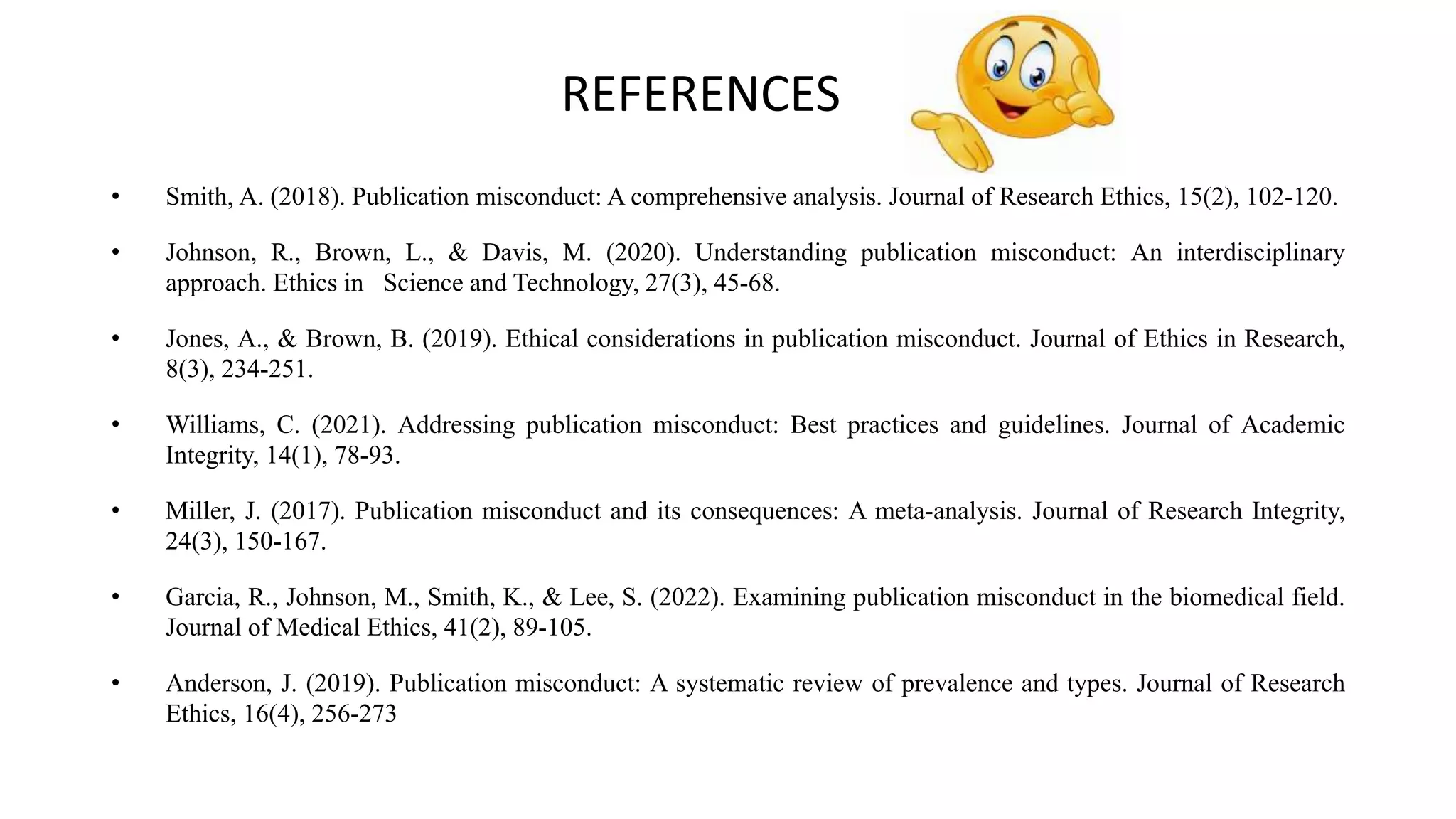 IDENTIFICATION OF PUBLICATION MISCONDUCT, COMPLAINTS & APPEALS IN ...