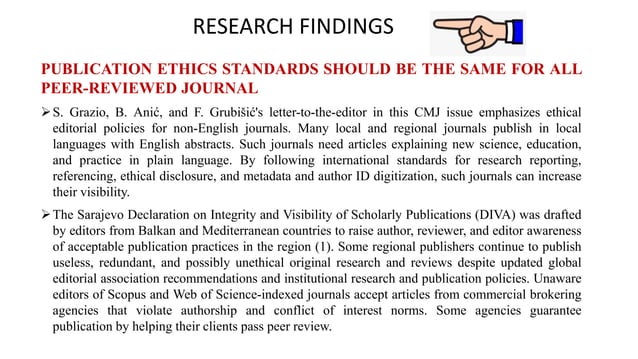 IDENTIFICATION OF PUBLICATION MISCONDUCT ,COMPLAINTS & APPEALS, IN ...