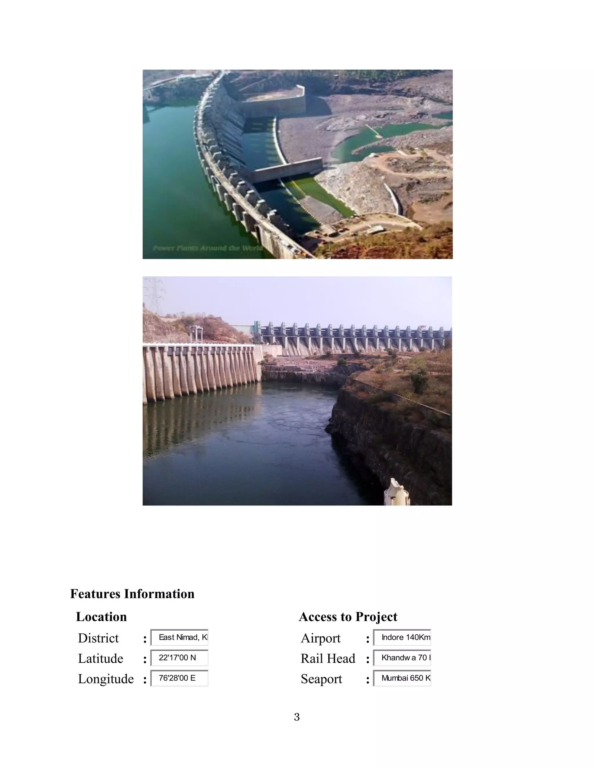 Punasa report on indra sagar Dam, 9608684800 | PDF