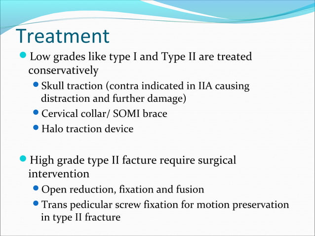 Traumatic Spondylolisthesis | PPT