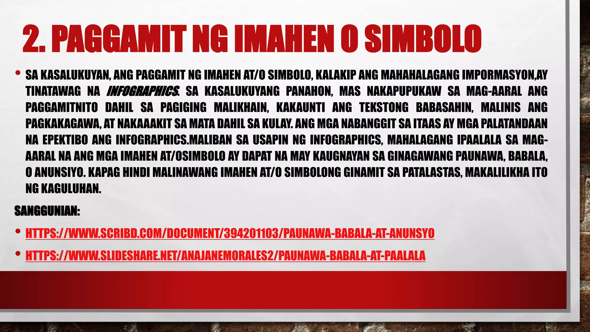 Punawa o patalastas, Babala AT Anunsyo.pptx