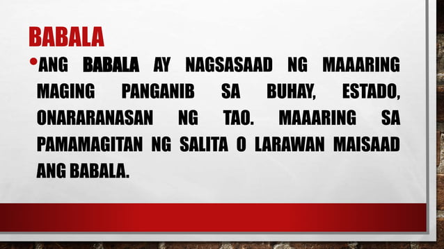 Punawa o patalastas, Babala AT Anunsyo.pptx