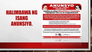 Punawa o patalastas, Babala AT Anunsyo.pptx