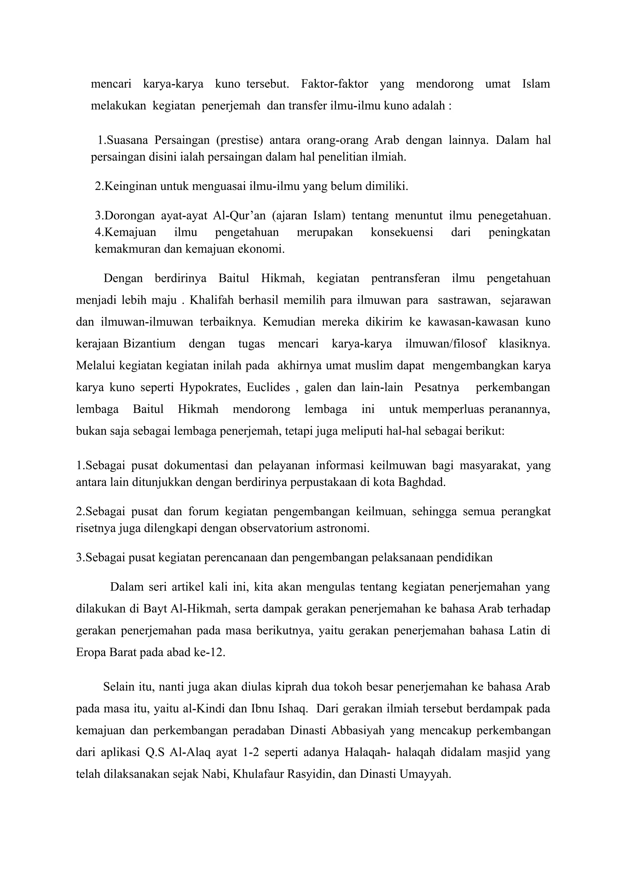PUNCAK KEJAYAAN PENDIDIKAN ISLAM ABAD KE 4-1.docx