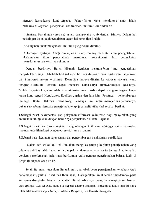 PUNCAK KEJAYAAN PENDIDIKAN ISLAM ABAD KE 4-1.docx