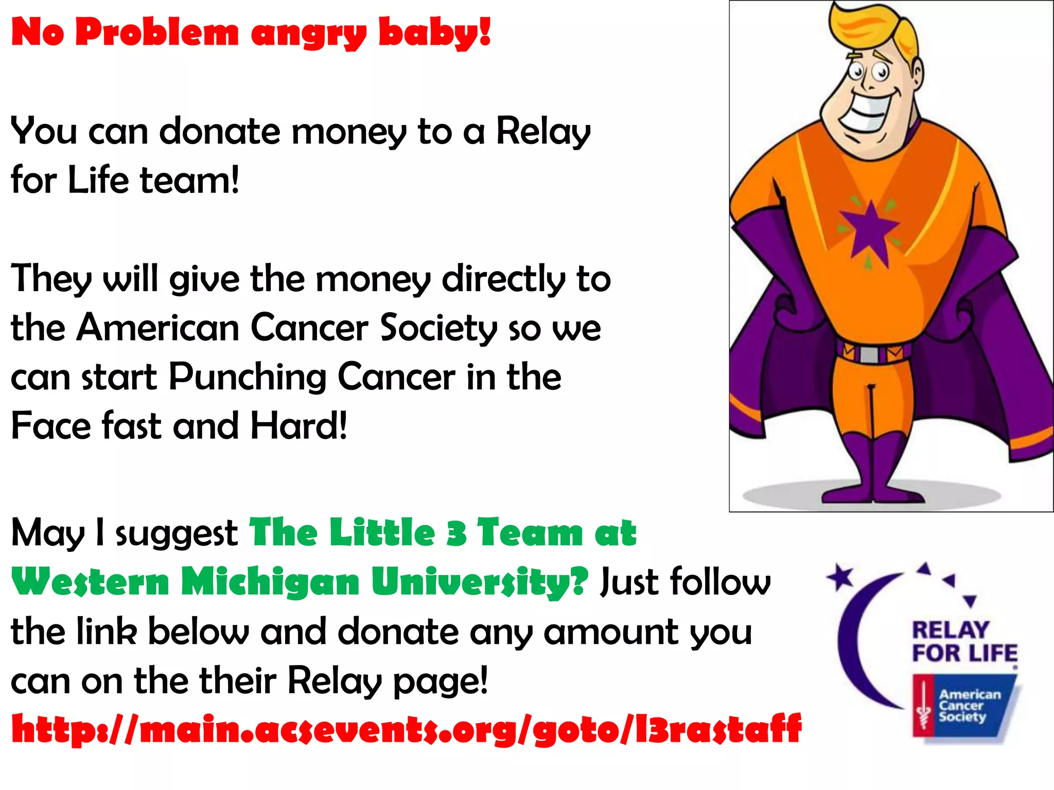 Punch cancer in the face | PPT