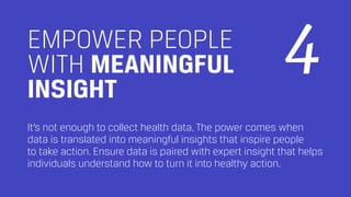 5 Guidelines for Connected Health and Wellness | PPT