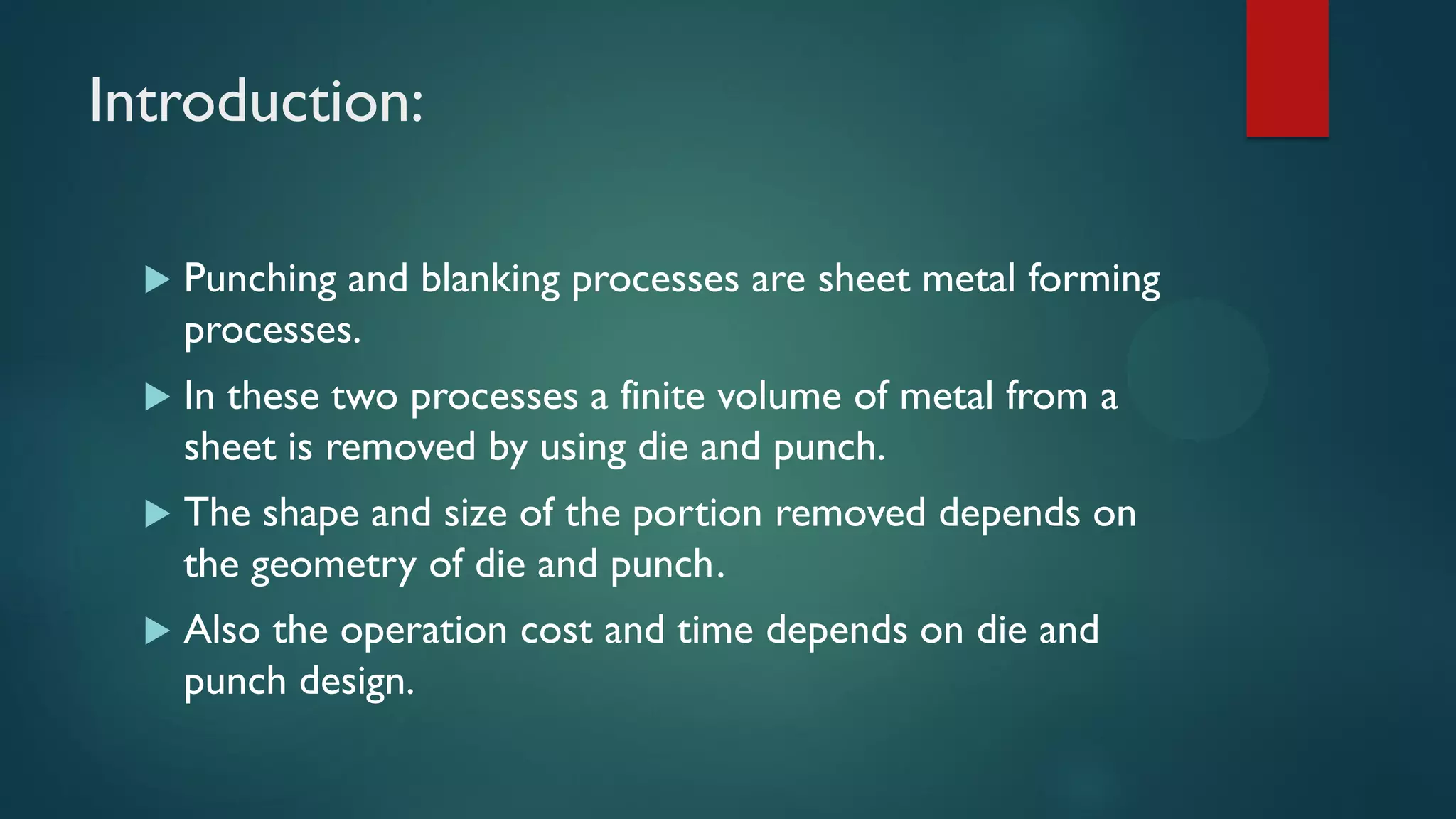 Punching and Blanking Process (Sheet Metal Forming) | PDF