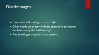 Punching and Blanking Process (Sheet Metal Forming) | PDF