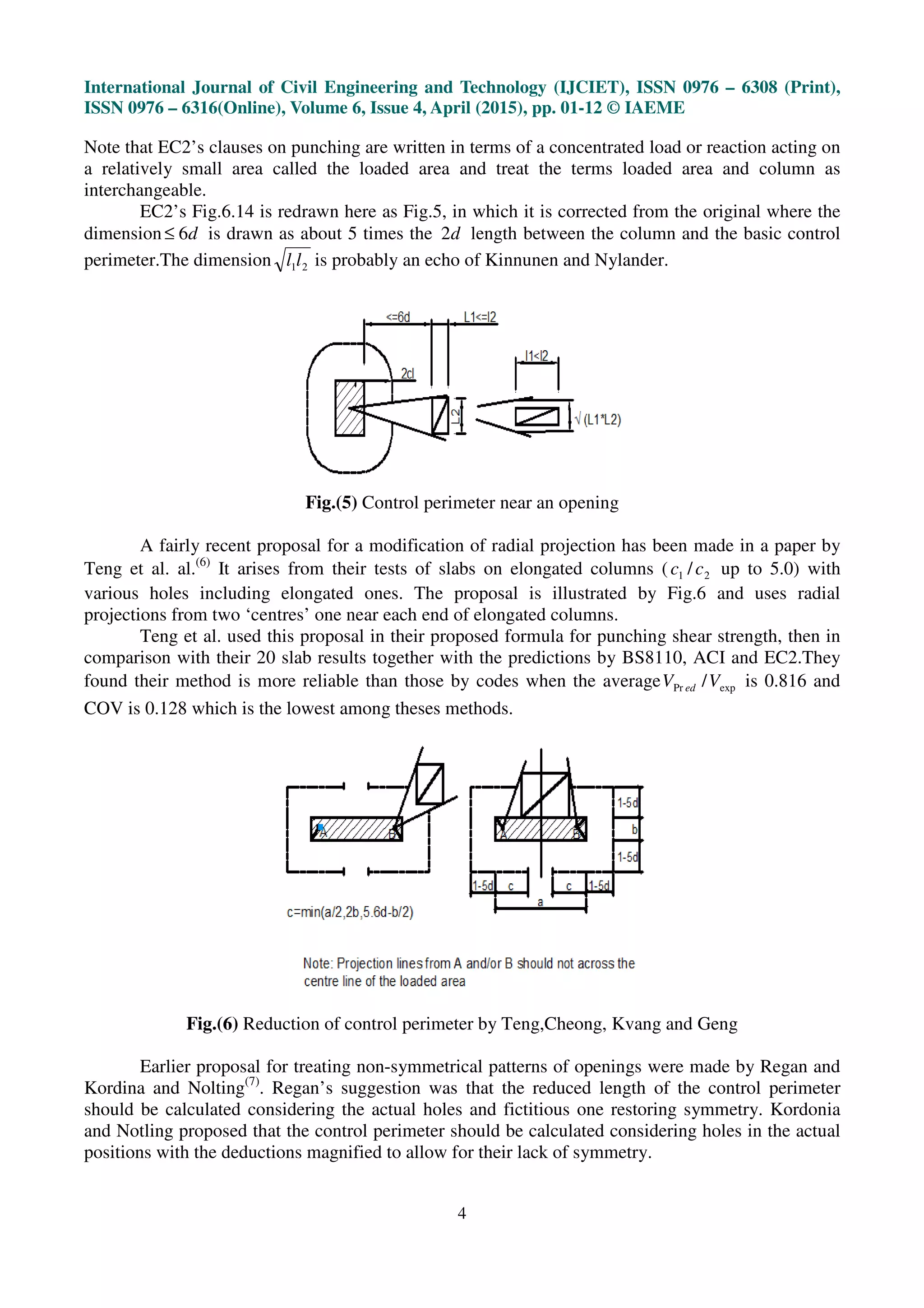 PUNCHING SHEAR RESISTANCE OF FLAT SLABS WITH OPENING | PDF