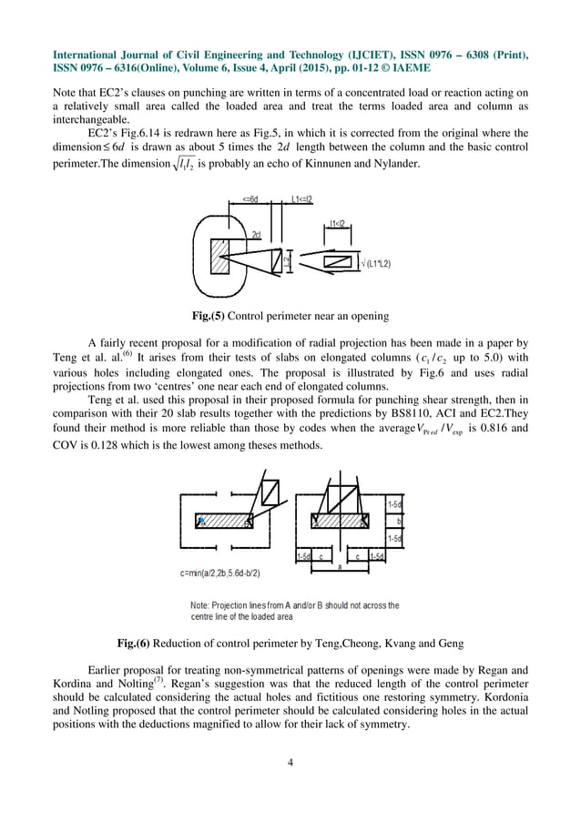 PUNCHING SHEAR RESISTANCE OF FLAT SLABS WITH OPENING | PDF | Civil ...