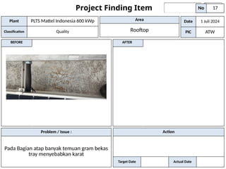 Punchlist Report PLTS Mattel 600 kWp.pptx