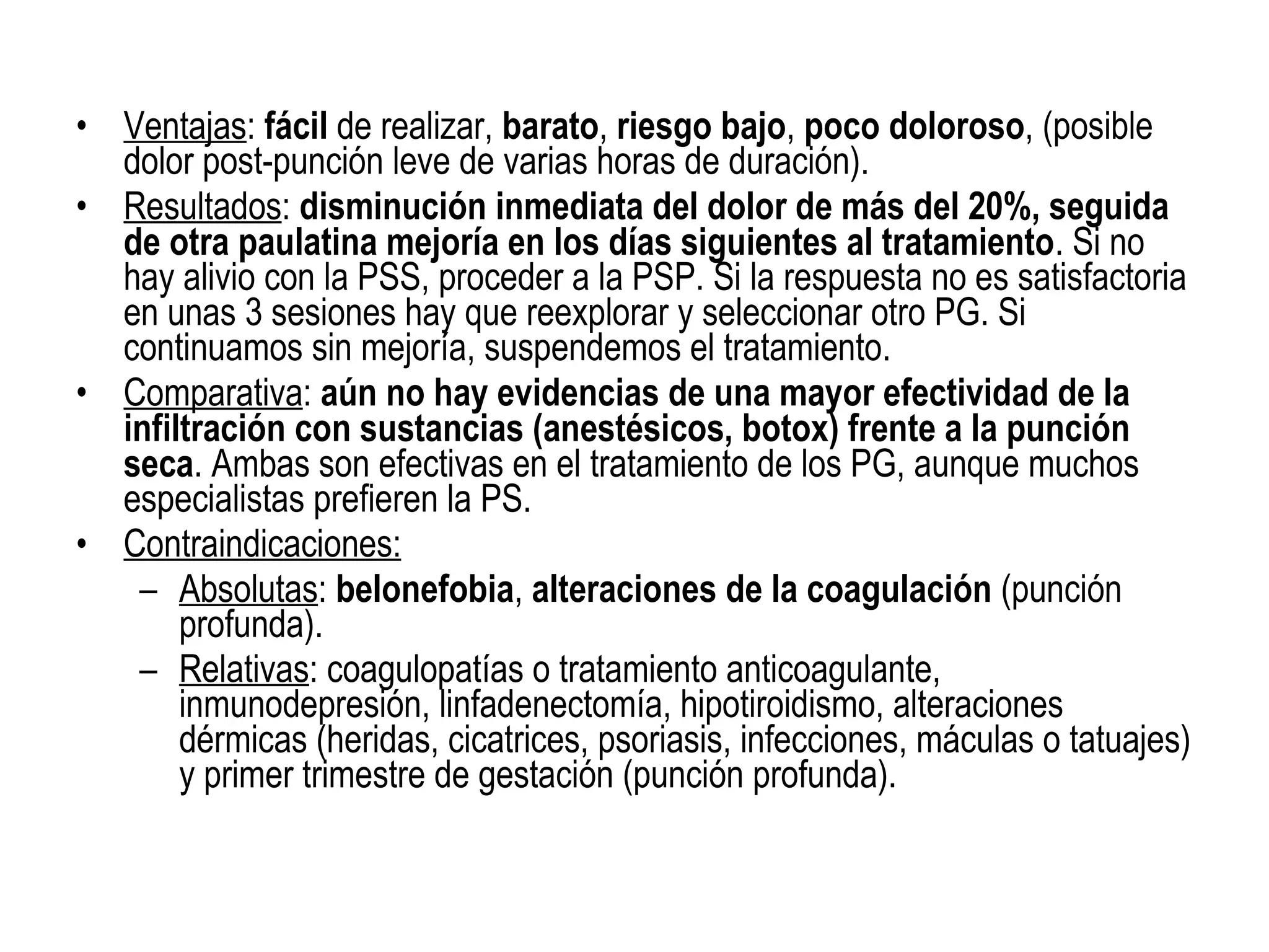 PUNCIÓN SECA EN EL TRATAMIENTO DE LOS PUNTOS GATILLO. Rehabilitación | PPT