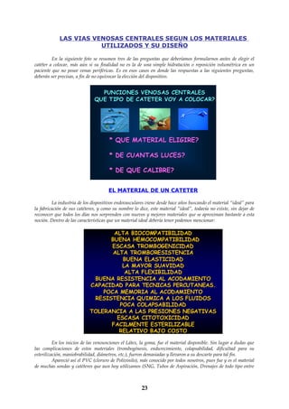 Punciones venosas centrales como lo hago | DOC
