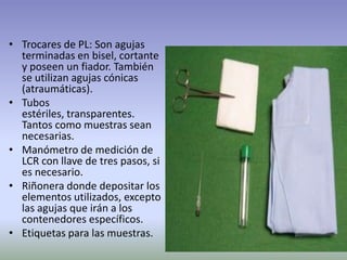 Puncion lumbar | PPTX