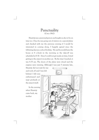 Punctuality : Excerpted from Lal Bahadur Shastri - Lessons in ...