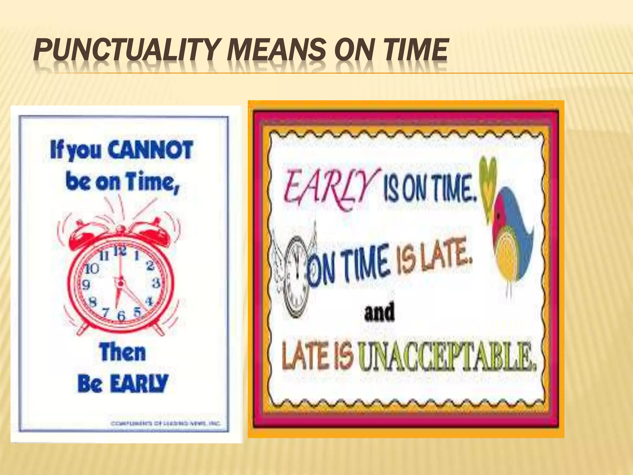 Punctuality | PPTX