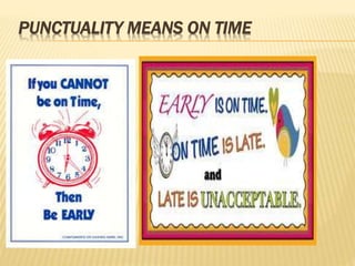 Punctuality | PPTX