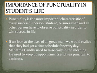 Punctuality | PPTX