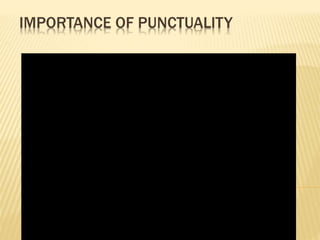 Punctuality | PPTX