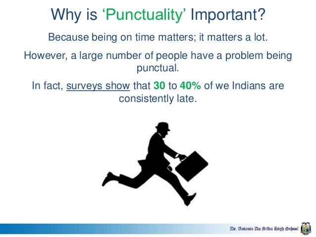 Punctuality workshop for dr. antonio da silva high school and junior