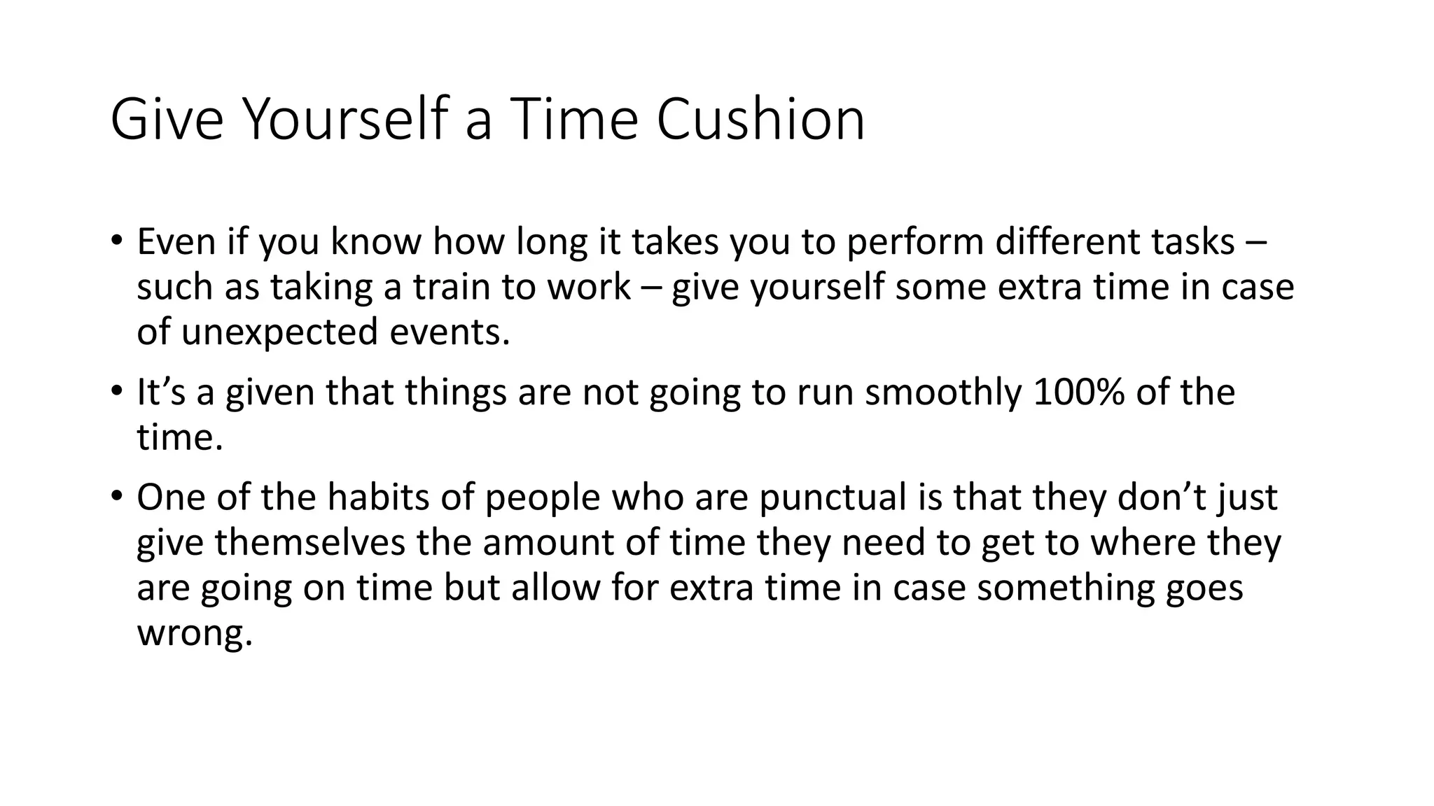 Punctuality and Time Management PowerPoint | PPTX