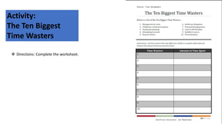 Punctuality and Time Management PowerPoint | PPTX