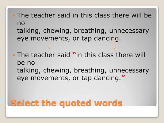 Punctuating dialogue | PPTX