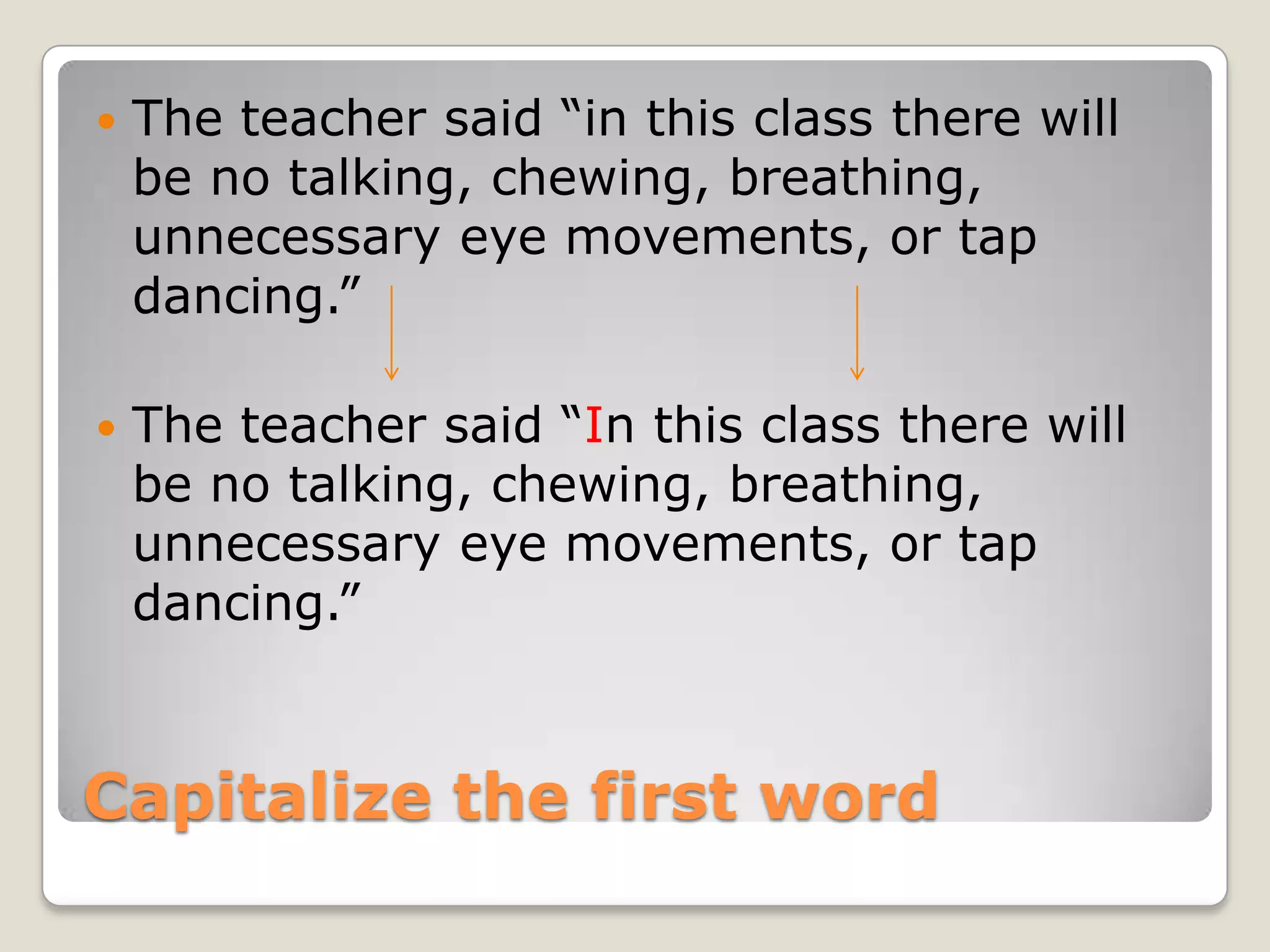 Punctuating dialogue | PPTX