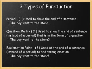 Punctuation | PPT