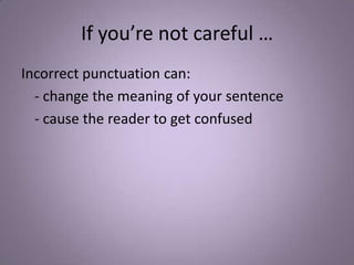 Punctuation | PPTX