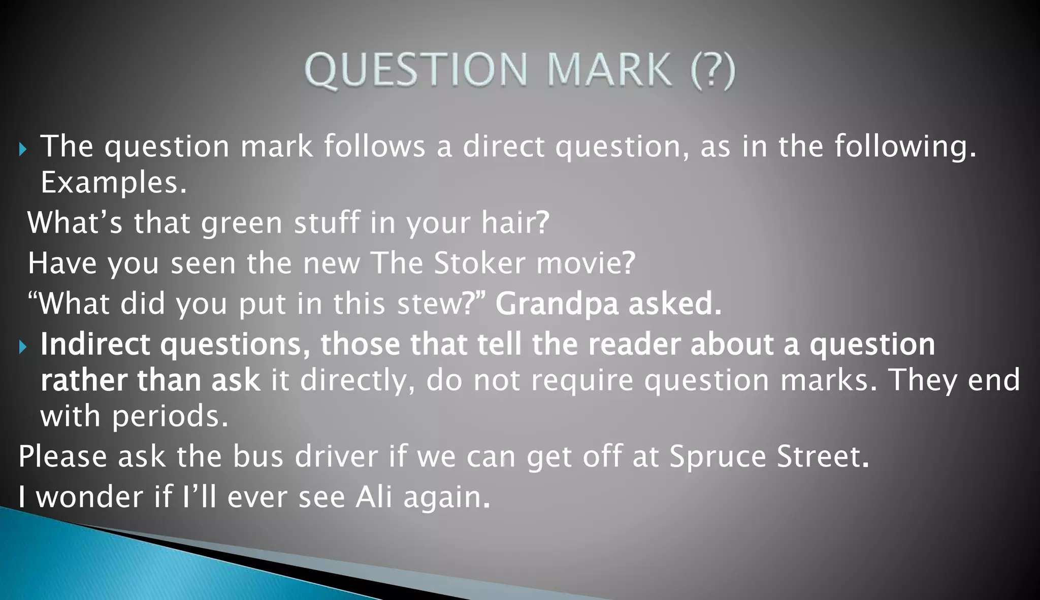 English Punctuation | PPSX