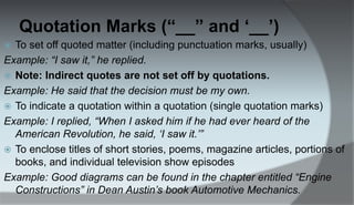 English Punctuation | PPSX