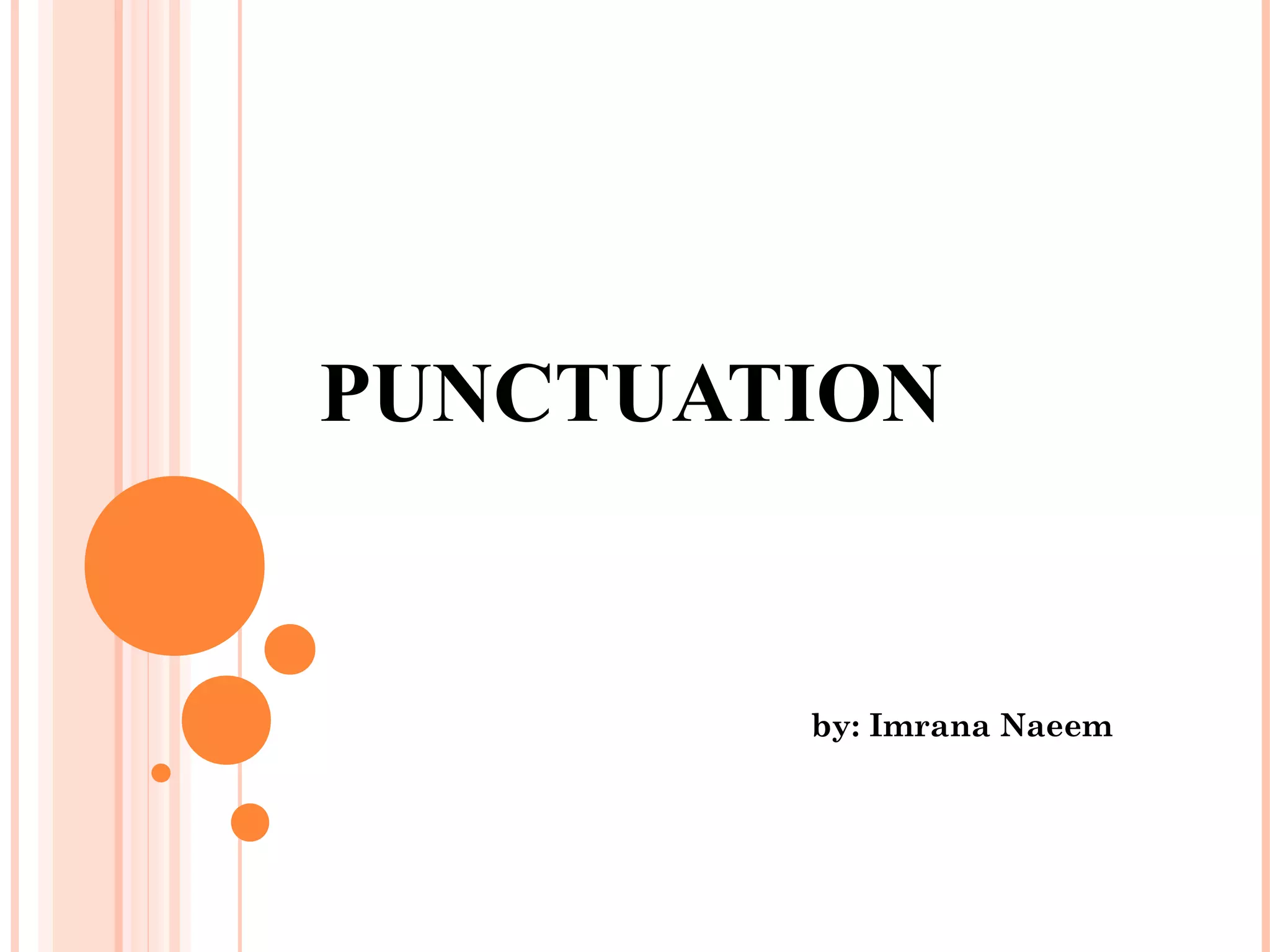 Punctuation | PPT