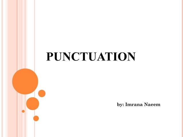 Punctuation | PPT