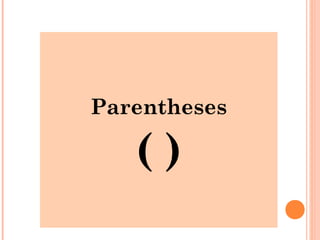 Punctuation | PPT