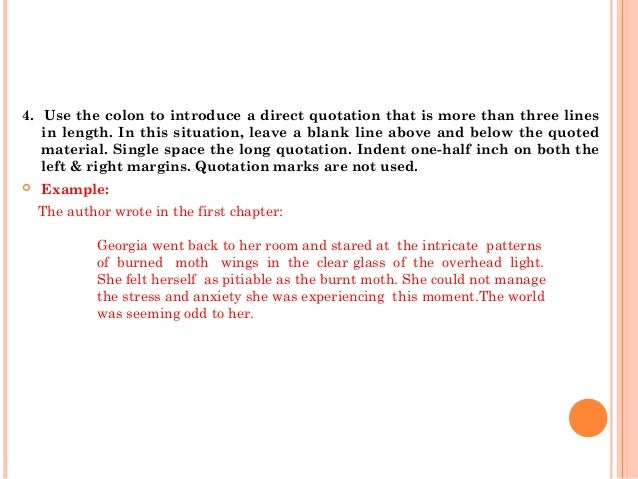 How to introduce a quote with a colon example - jawerwestcoast