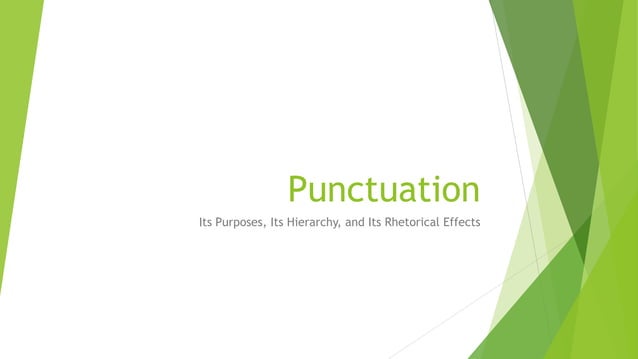 Punctuation | PPT