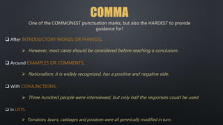 Uses of Punctuation marks | PPT