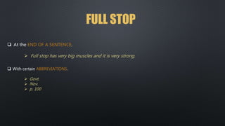 Uses of Punctuation marks | PPTX