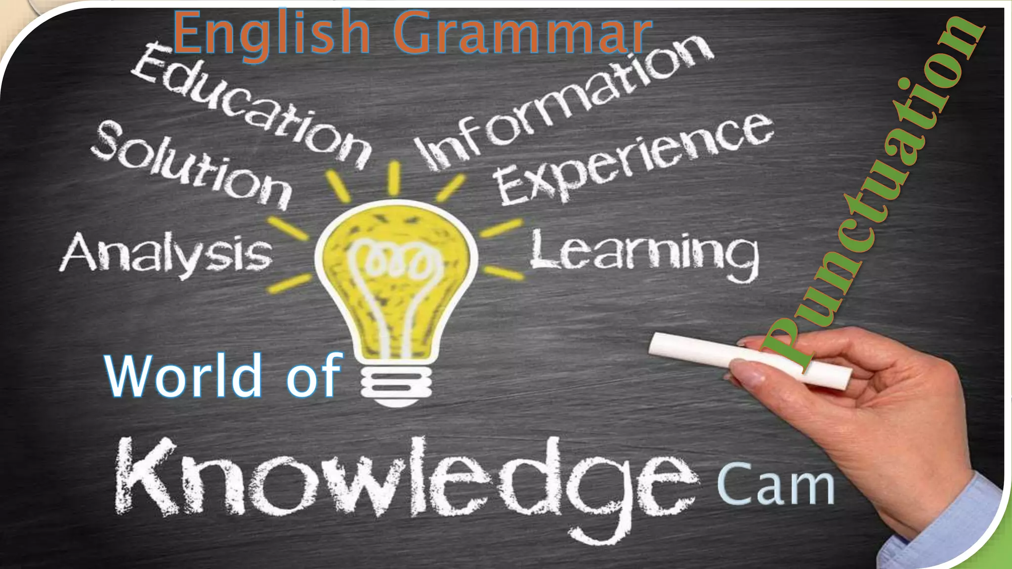 English Punctuation | Period, Semicolon, Space | PPT