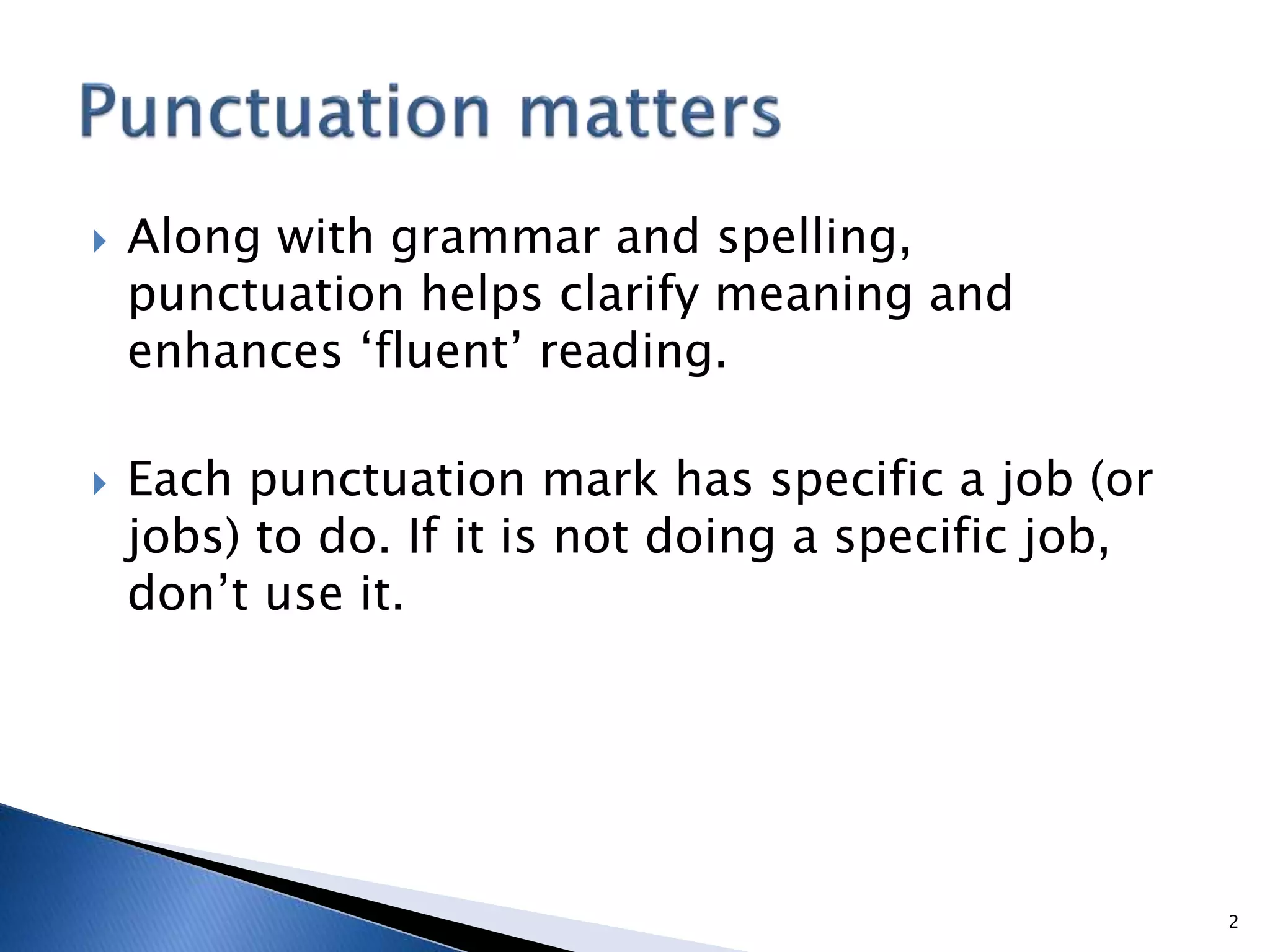 Punctuation | PPTX