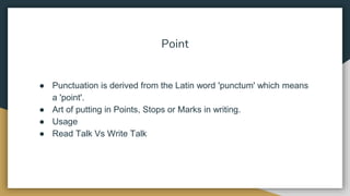 Punctuation | PPT