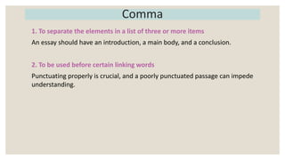 Punctuation | PPTX