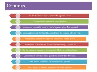 Punctuation slideshare | PPTX