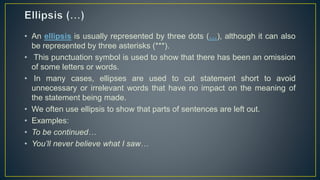 Punctuation Marks | PPTX