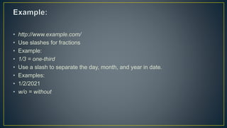 Punctuation Marks | PPTX