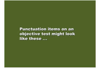 Punctuation | PPT