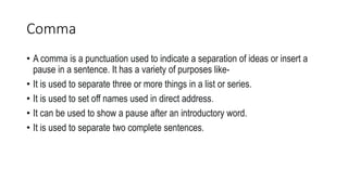 Punctuation for the benefit of graduate students | PPTX